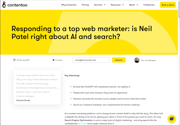 Contentoo – Chris does Content